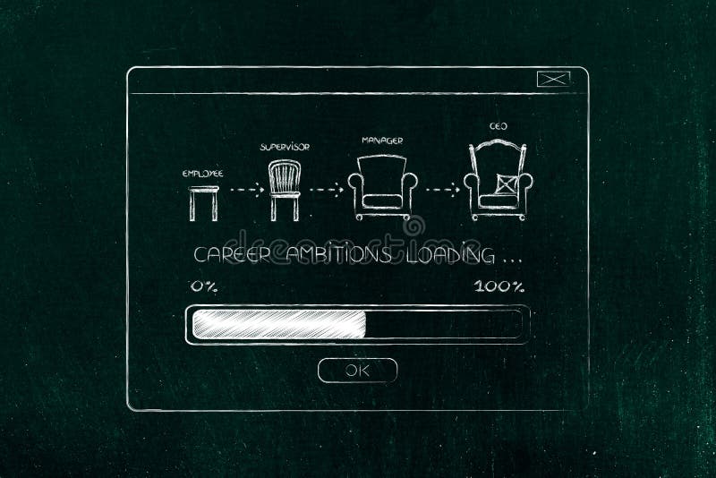 Career Progression from Eomployee To Ceo with Progress Bar Loading in ...