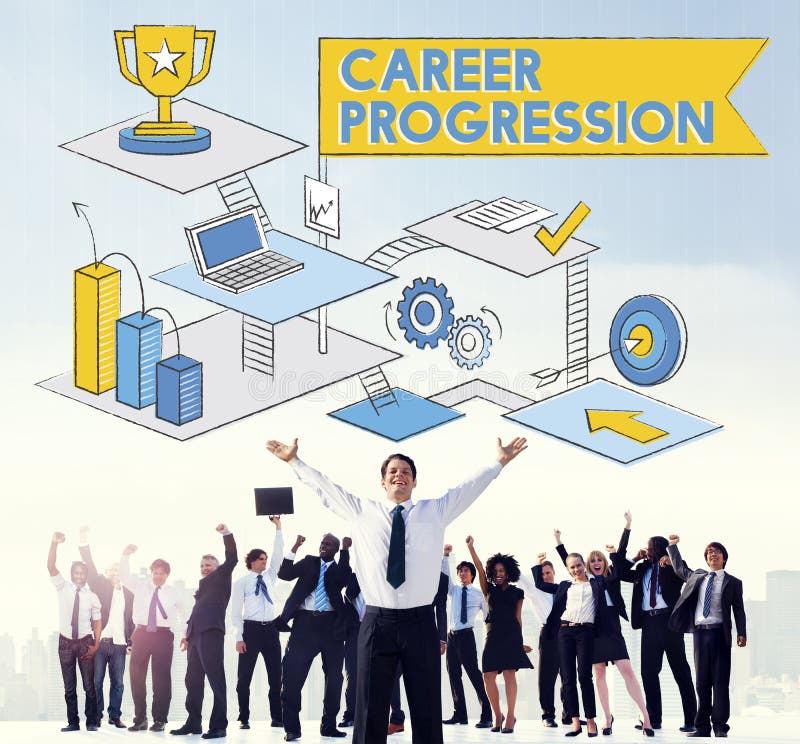 Career Progression through Investment in Good Education Stock Photo ...
