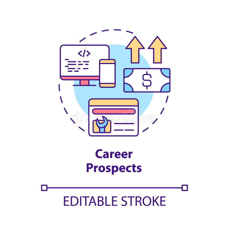 Career Prospects Concept Icon Stock Vector - Illustration of idea ...