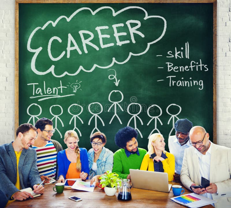 Career Talent Skill Talent Benefits Occupation Concept Stock Photo ...