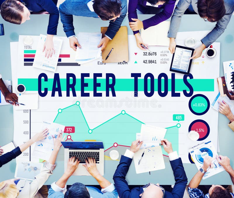 Career Tools Plan Planning Strategy Concept Stock Image - Image of ...