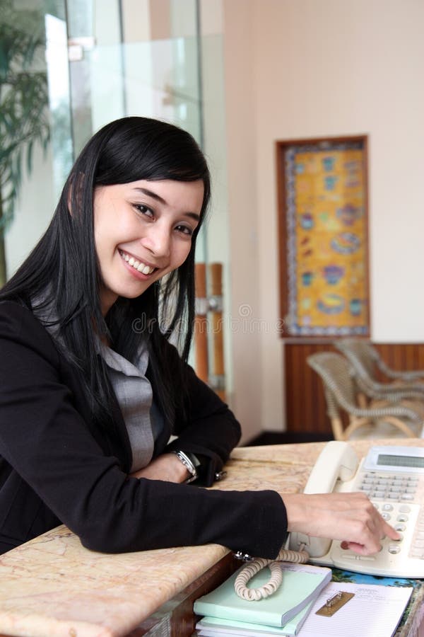 Career woman at work stock image. Image of good, woman - 11441055