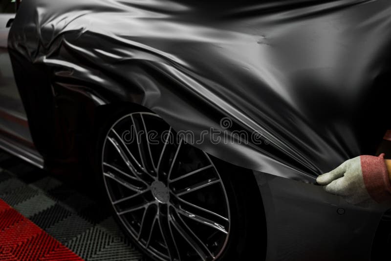 Careful Application and Tensioning of Black Vinyl Avoids Surface Damage ...