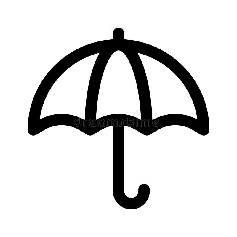 Carefully Crafted Vector of Umbrella, Icon in Trendy Style Stock Vector ...