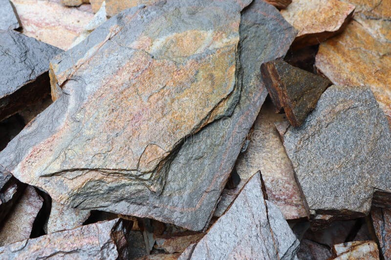A Carefully Curated Collection of Multicolored Slate Rocks for Various ...