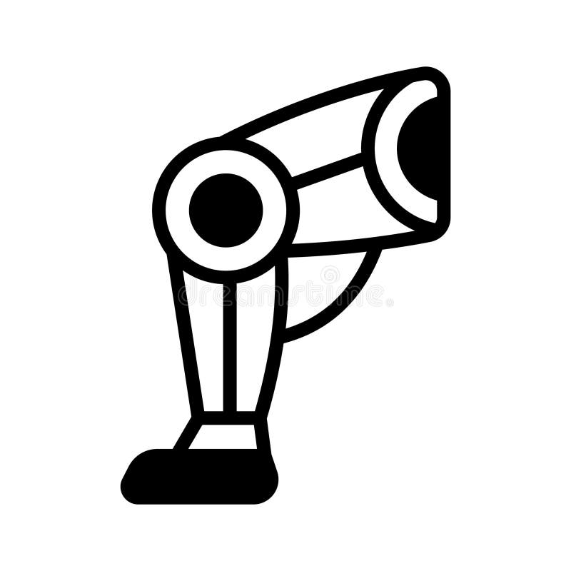 Carefully Designed Robotic Leg in Modern Style Stock Vector ...