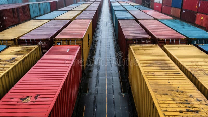 The Carefully Planned Placement of Cargo Containers on the Ships Deck ...