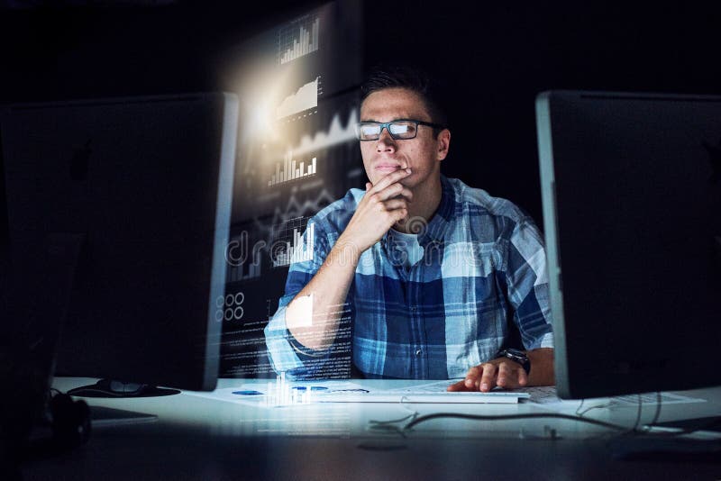 Carefully Scouring through Source Code. a Handsome Young Male ... Carefully Scouring through Source Code. a Handsome Young Male ...
