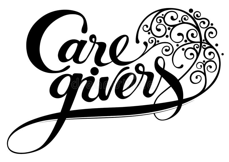 Caregivers stock vector. Illustration of compassion - 173261807