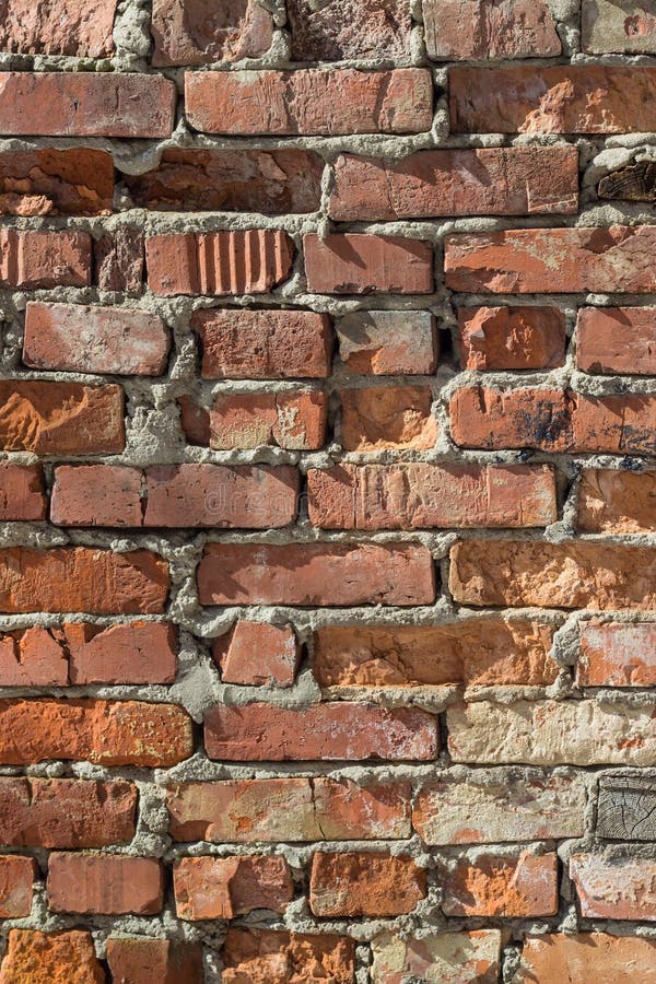 Careless brickwork stock image. Image of flawed, cement - 172440361