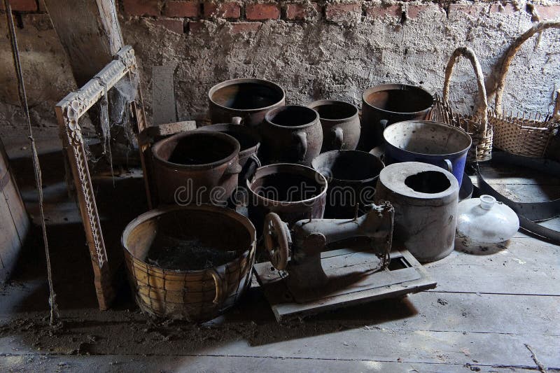 Carelessly Stored Old Things Stock Photo - Image of architecture ...