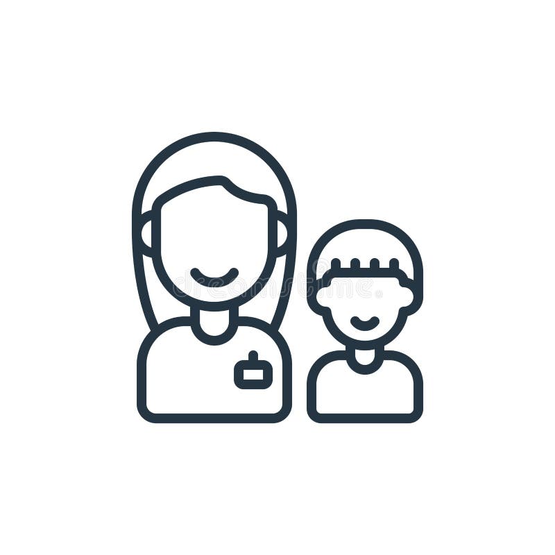 Carer Vector Icon. Carer Editable Stroke. Carer Linear Symbol for Use ...