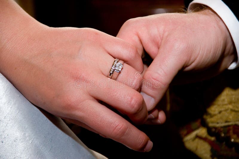 Caressing Hands stock image. Image of hand, loving, ring - 417463