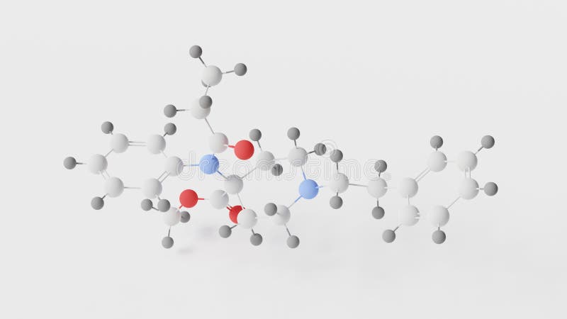 Carfentanil Molecule 3d, Molecular Structure, Ball and Stick Model ...