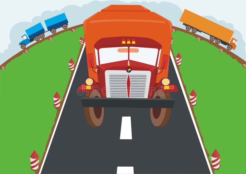 Carga de trueque ilustración del vector. Ilustración de cielo - 14300323