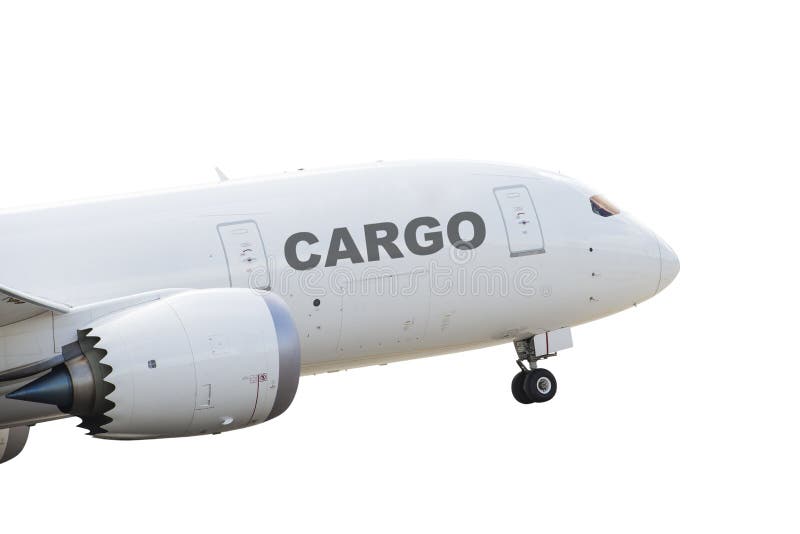 Cargo plane on the runway stock photo. Image of generation - 44063838
