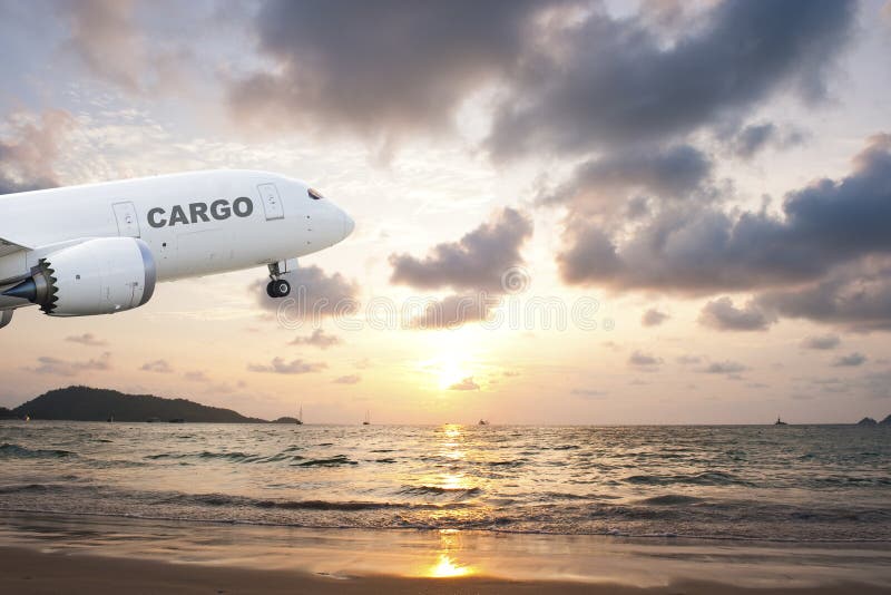 Cargo plane taking off stock photo. Image of cloudscape - 44063798