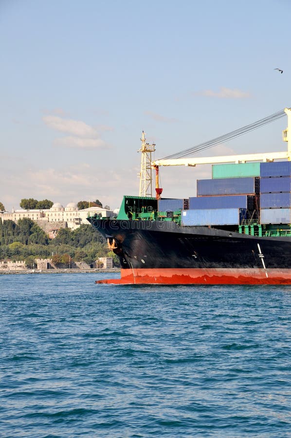 Cargo boat stock photo. Image of ship, dispatching, imports - 22547734