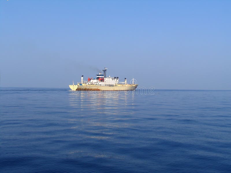 Cargo boat stock photo. Image of nautical, calm, ferry - 319698