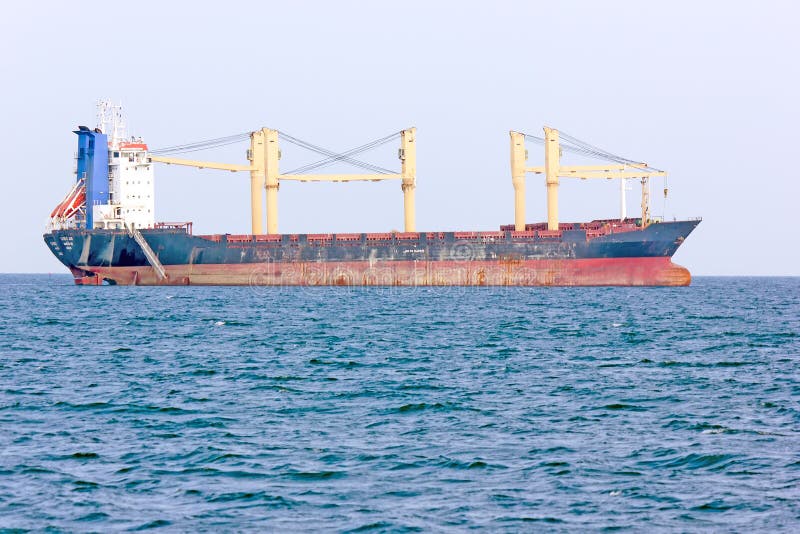 Cargo boat stock image. Image of marine, commerce, logistics - 89579707