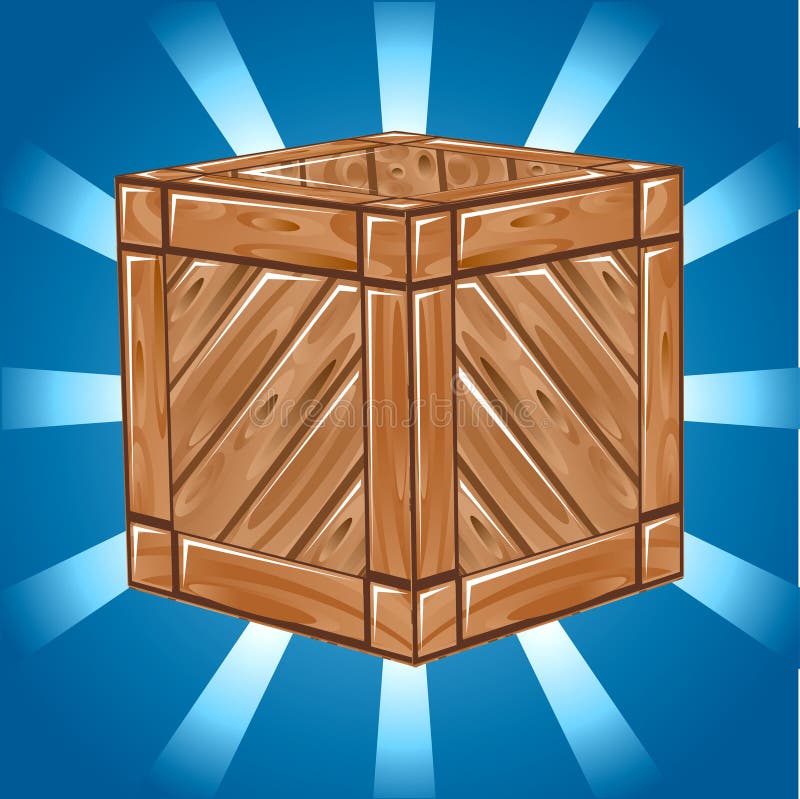 Cargo box stock vector. Illustration of ship, burden, carrier - 4754773