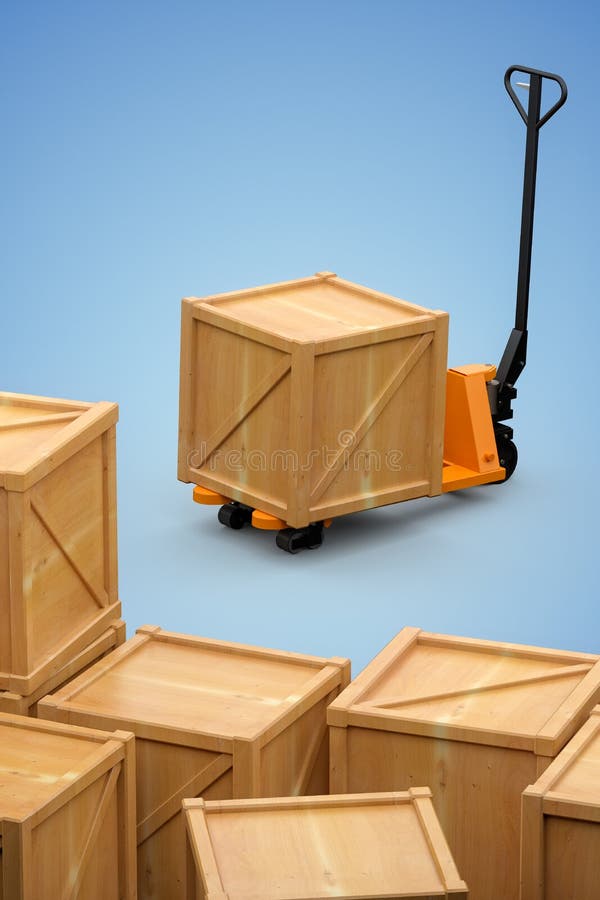 Cargo boxes stock illustration. Illustration of crates - 37871531