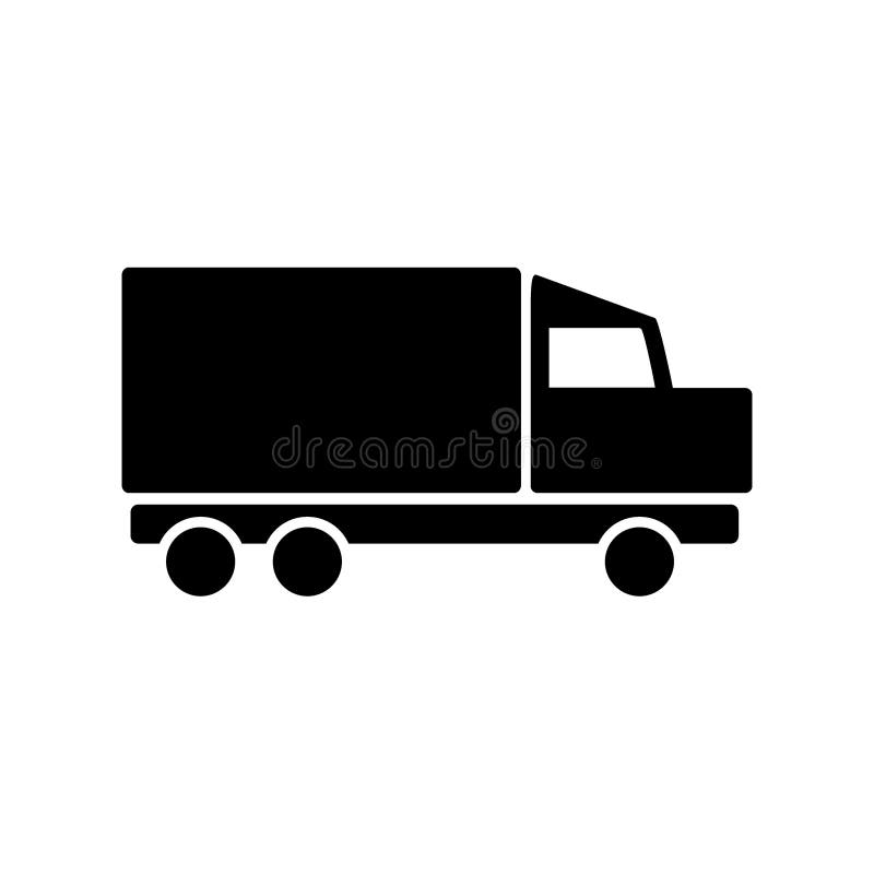 Cargo car icon on white stock illustration. Illustration of background ...