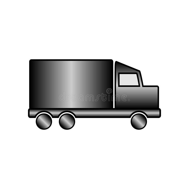 Cargo car icon on white stock illustration. Illustration of background ...