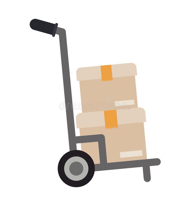 Cargo cart design stock vector. Illustration of design - 220500925