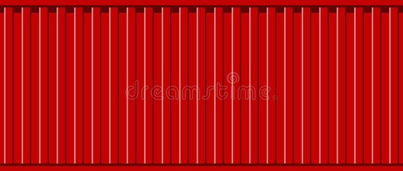 Cargo Container Background. Red Texture of Cargo Container. Structure ...