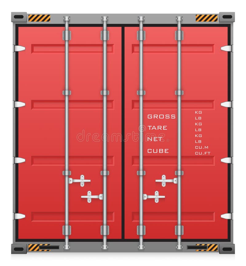 Cargo containers stock vector. Illustration of commercial - 29788143