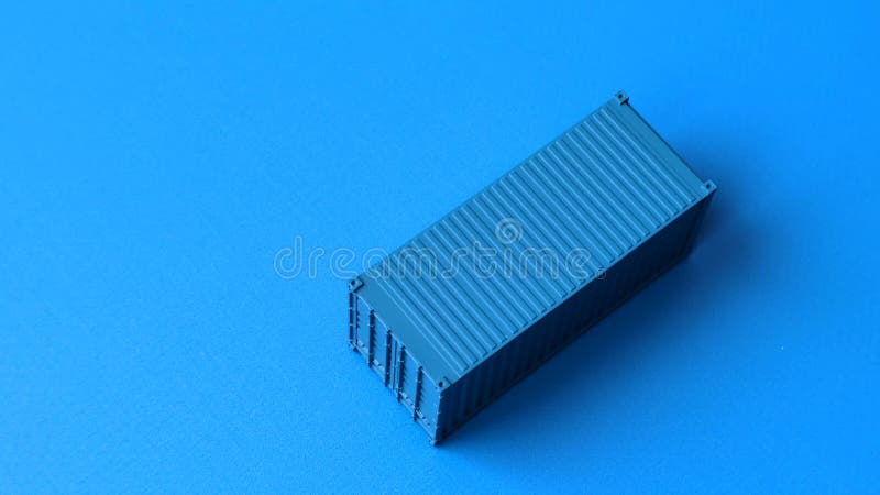 A Cargo Container in a Port Warehouse As a Logistics Element, Export. a ...