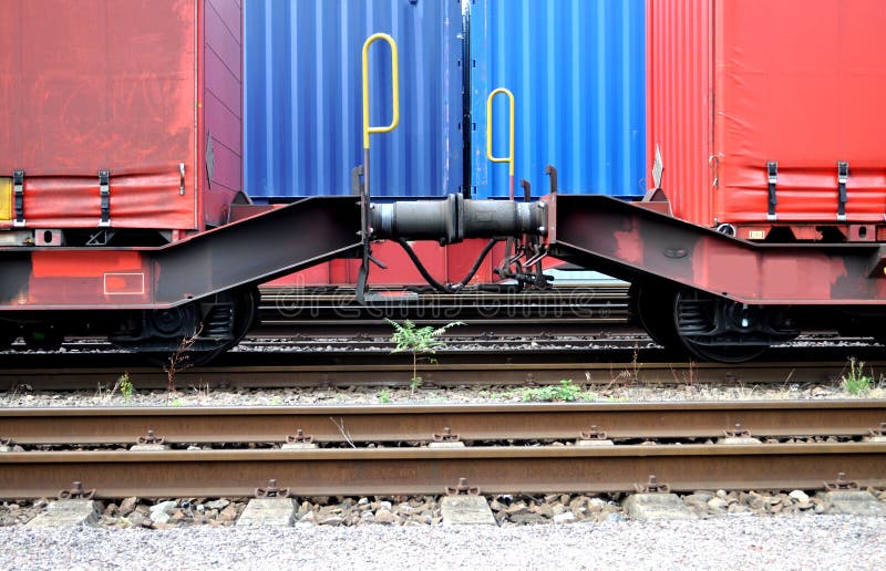Rail freight car stock image. Image of moving, station - 34458821