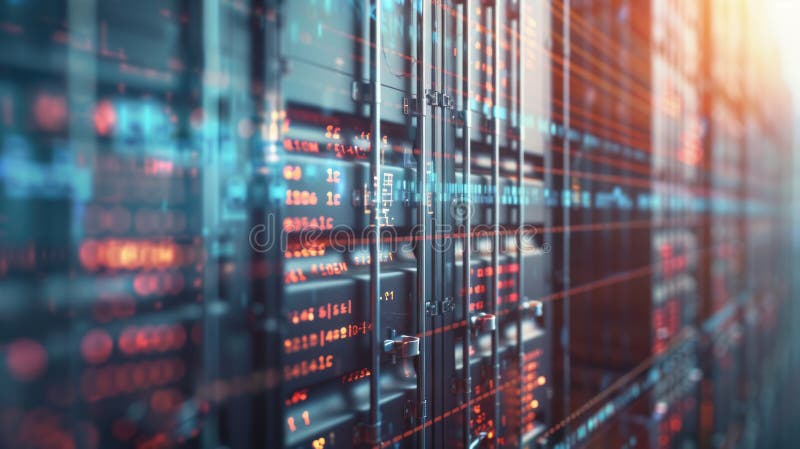 A Cargo Container with Shipping Labels and Barcodes, Highlighting Stock ...