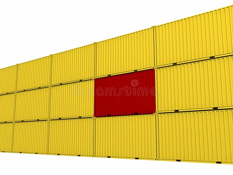 Yellow Cargo Containers Stock Illustrations – 249 Yellow Cargo ...