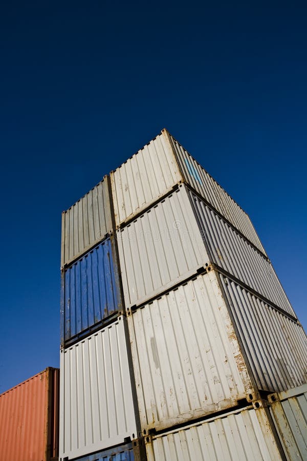 Cargo Containers stock photo. Image of warehouse, jetty - 25060642