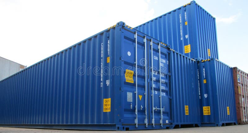 Cargo containers. editorial stock image. Image of transport - 45603099