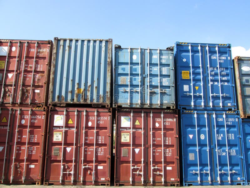Cargo containers. editorial photography. Image of materials - 49898267