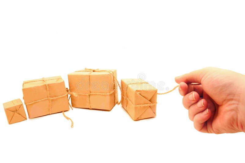 Cargo and Data Packet Shipping Concept Stock Photo - Image of shipping ...