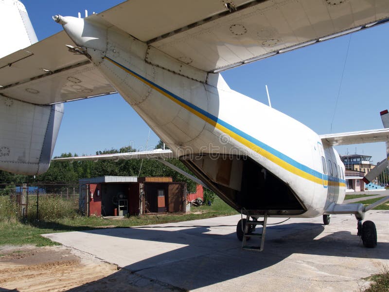 Cargo door stock image. Image of antonov, wheel, blade - 3074639