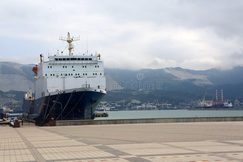 Cargo ferry stock photo. Image of logistic, industrial - 47085312