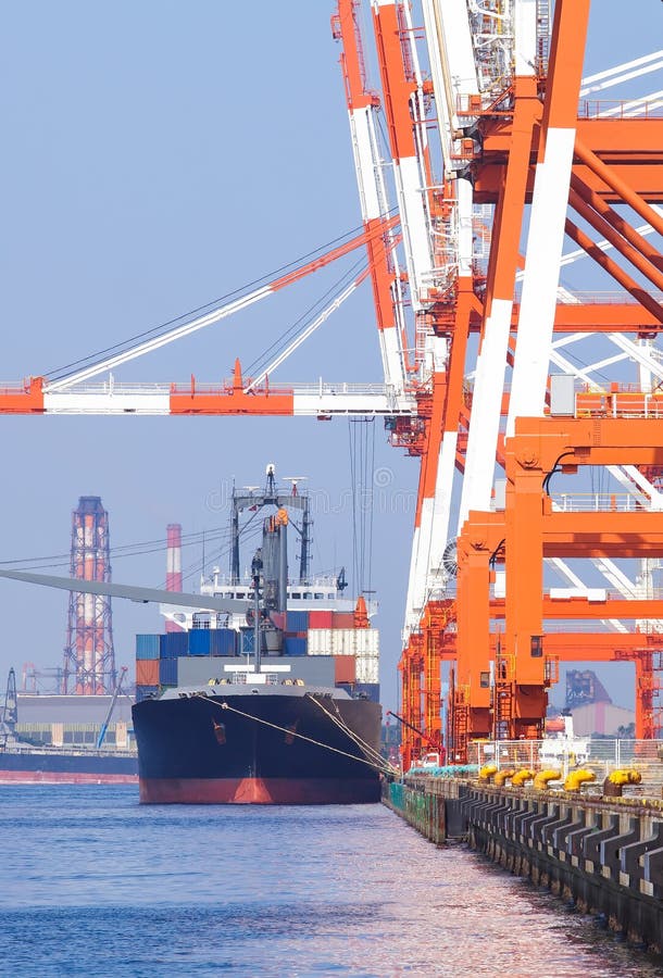 Cargo freight ship stock photo. Image of merchandise - 89730324