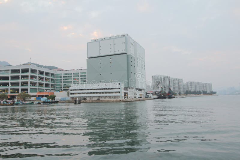 The Cargo Handling Area at Chai Wan Stock Image - Image of structure ...