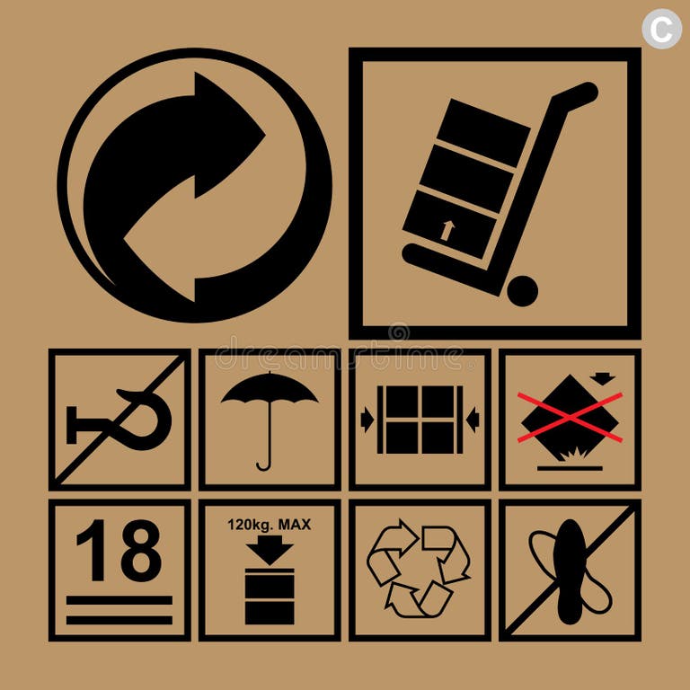 Package Handling Icons Stock Illustrations – 661 Package Handling Icons ...