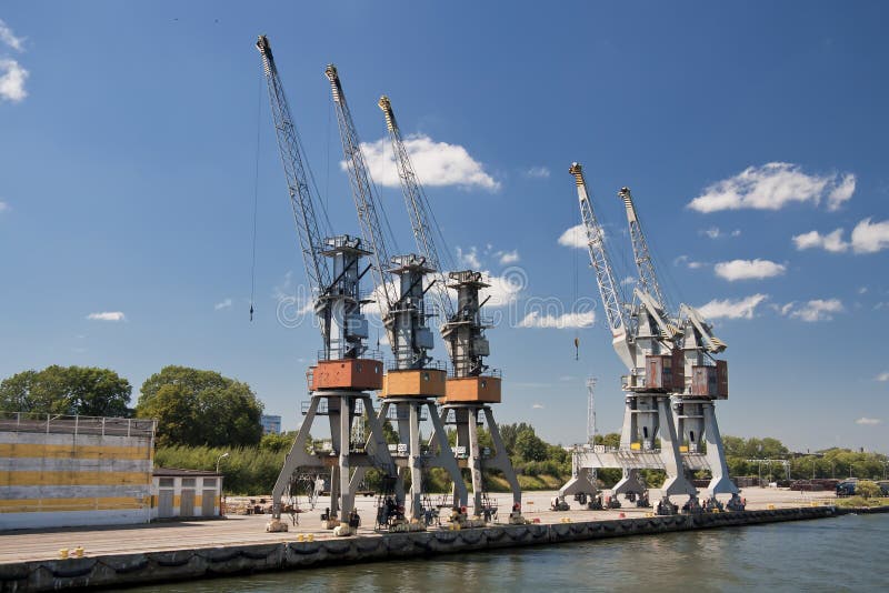 Cargo harbor stock image. Image of polish, goods, heavy - 21394259