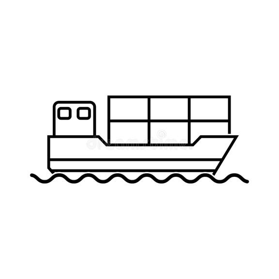 Cargo icon vector stock vector. Illustration of courier - 290679653