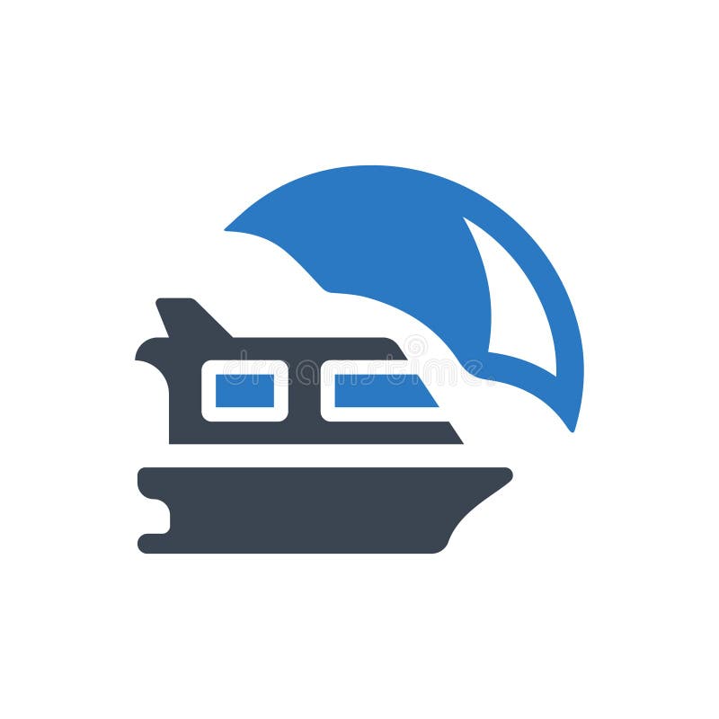 Ship icon stock illustration. Illustration of symbol - 301222746