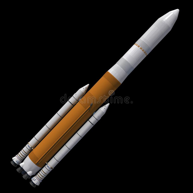 Cargo Launch Rocket. stock illustration. Illustration of orion - 41465503