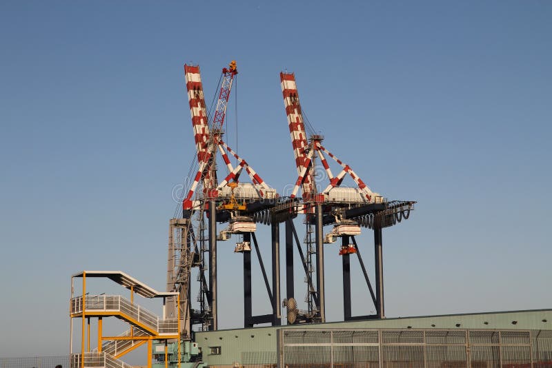 Cargo and logistic plant stock image. Image of container - 24852519