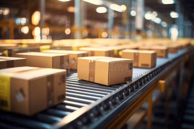 Cargo Package Shipment. Streamlined Distribution. Cargo Dispatch Stock ...